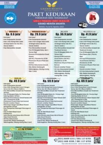 Paket kami info secara detail agar terdapat transparansi antara kami ...